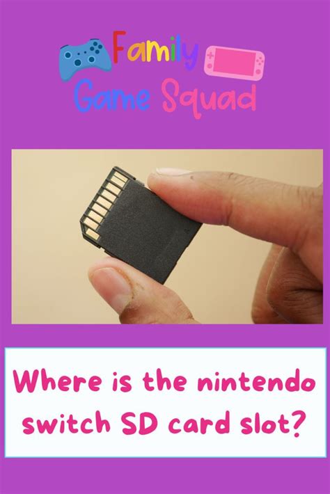 Where Is The Nintendo Switch Sd Card Slot