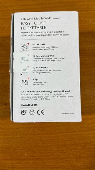 Lte 4g Tcl Mobilni Modem Usmerjevalnik Router