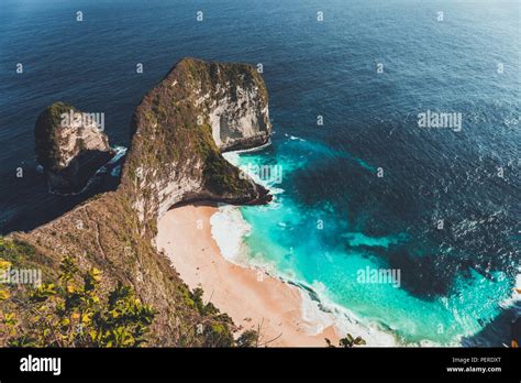 Kelingking Beach In Nusa Penida Stock Photo Alamy