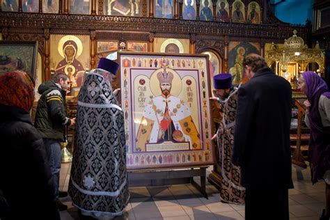Храм Спаса на водах посетил список чудотворной иконы царя страстотерпца