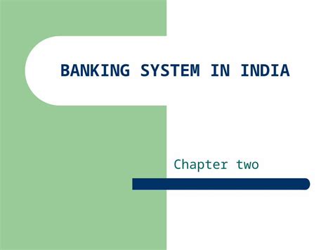 Ppt Banking System In India Dokumentips