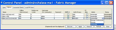 Cisco Fabric Manager Fundamentals Configuration Guide Fabric Manager