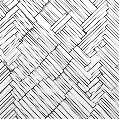 Random Line Tiles Illustration With White Background Premium Ai