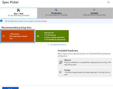 Azure Web App Net Core Web Grant Allen