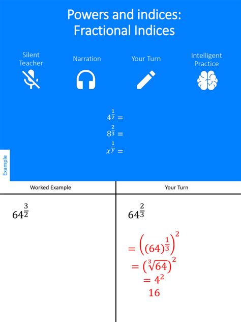 Fractional Indices Explanation And Challenge Questions Pdf