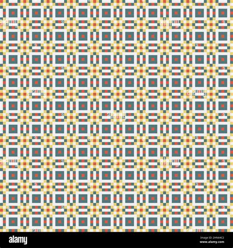 Abstract Cross Pattern Dotted Generative Computational Art Illustration