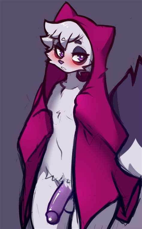 Rule 34 Anthro Arctic Fox Balls Bedding Blanket Blush Canid Canine