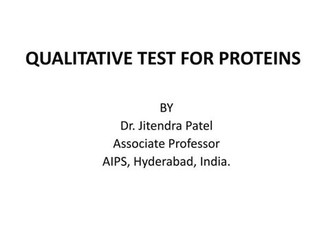 Qualitative And Quantitative Tests For Lipids Pptx