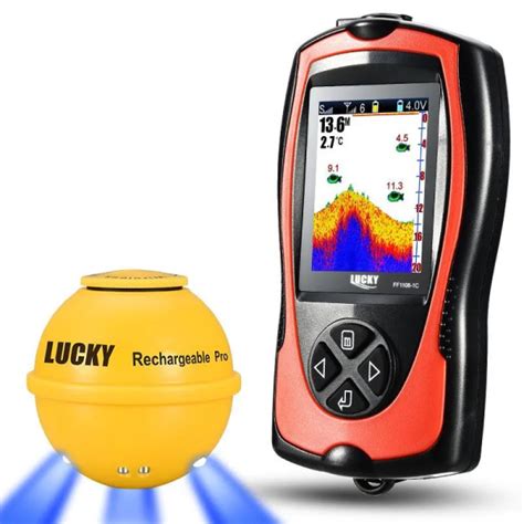 Портативный эхолот LUCKY FF1108-1CWLA, перезаряжаемый беспроводной ...