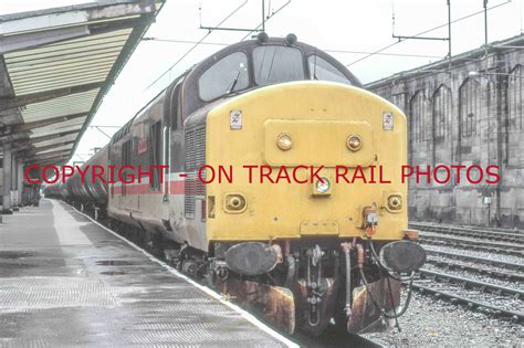 Uk Railway Photograph Of Class 37 37410 Rm37 2108 Railwayana