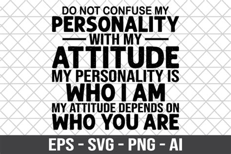 Do Not Confuse My Personality Svg Graphic By Craftking · Creative Fabrica