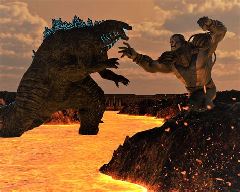 Commission Godzilla Vs Apocalypse By R Legend On Deviantart