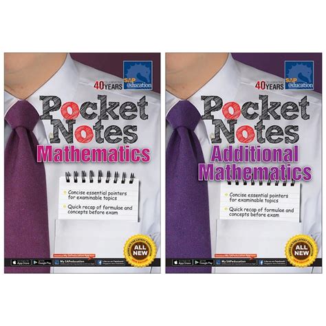 Pocket Notes Mathematics And Additional Mathematics Bundle Guide