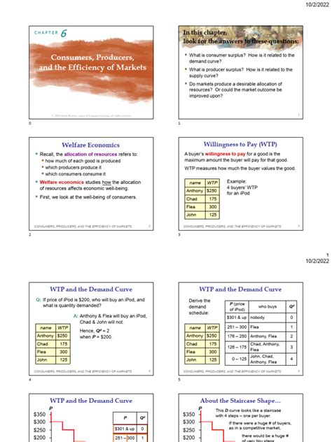 Chapter 06 Consumers Producers And The Efficiency Of Markets Pdf