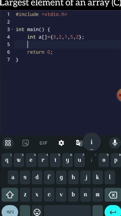 C Program To Find Largest Number In An Array 👩🏻‍💻 Two Approaches Youtube