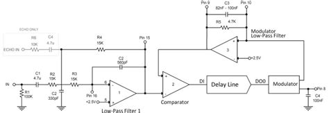 Pt2399 Delay Echo Processor Ic Datasheet Schematic And Circuit