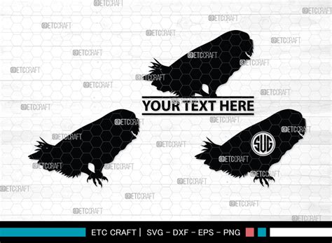 Owl Monogram Owl Silhouette Owl Svg Graphic By Pixel Elites