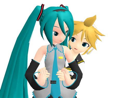 Mmd Miku X Len By Xxhimrxx On Deviantart