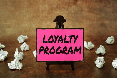 Conceptual Caption Loyalty Program Business Approach Marketing Effort