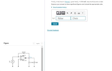 Solved Find Io ﻿in The Circuit In Figure 1 ﻿given That