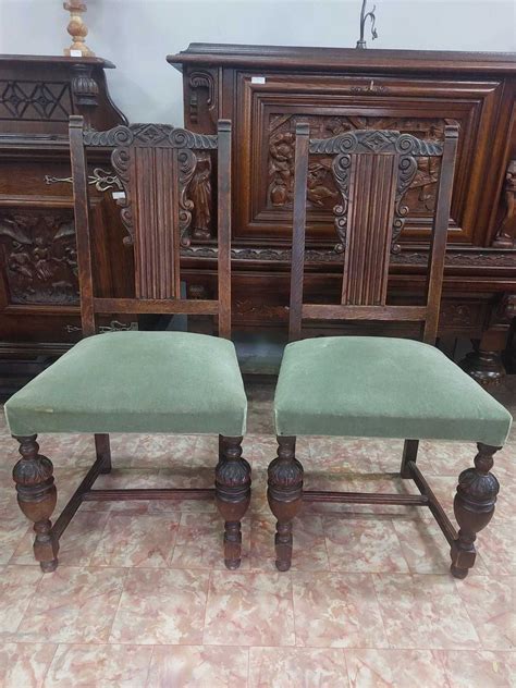 4 броя старинни трапезни столове масив гр Шумен 5 ти полк • Olx Bg