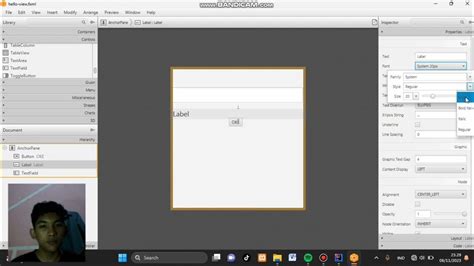 membuat tampilan sederhana menggunakan javafx intellij idea dan