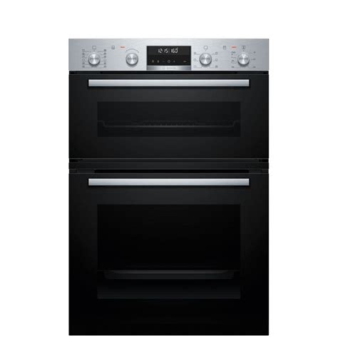 Bosch 60cm Built In Double Oven Series 6 Stainless Steel Noel Leeming