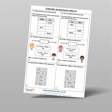 Systematic Number Bonds Within Reasoning And Problem Solving