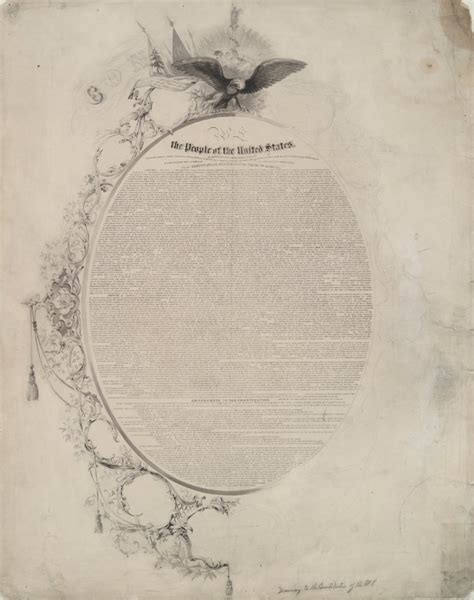 Disegno Per La Costituzione Degli Stati Uniti