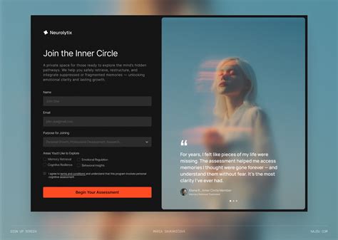 Sign Up Screen Ui Design By Mária Savkaničová On Dribbble
