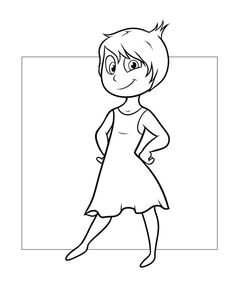 Inside Out Coloring Page Printable