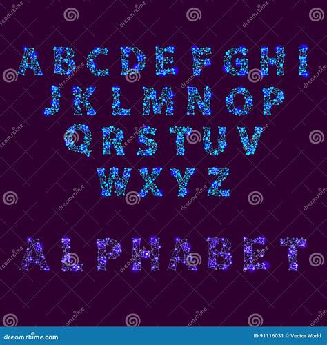 Font Space Alphabet Typeface Script With Minimal Design Typographic