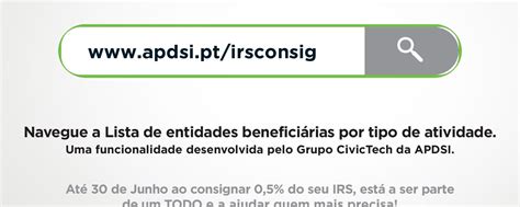 Campanha De ConsignaÇÃo Do Irs 2020 Iniciativa Do Grupo De Missão