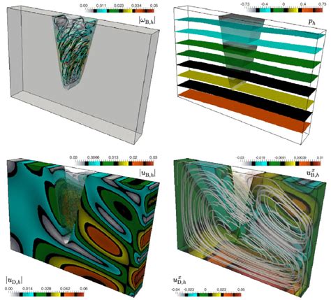 Test 2 Numerical Solution Of The Brinkman Darcy Coupled Problem Download Scientific Diagram