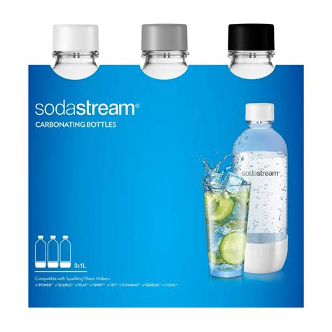 Sodastream Flasker 3 X 1liter Power Dk