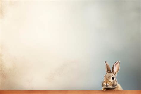 Premium Ai Image Rabbit Background And Empty Space For Text