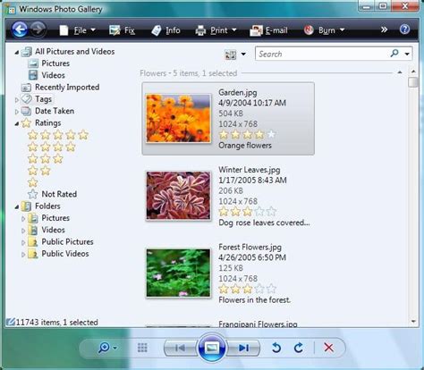 Windows Tutorials Howtos And More Use Windows Vista Photo Gallery In Full Resolution