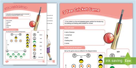 Inclusive Cricket 3 Tee Cricket Game Pe