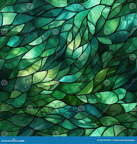 Green Stained Glass Texture Stained Glass Seamless Textures 1