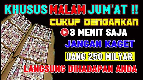 KHUSUS MALAM JUM AT BERKAH SAJA SEMOGA M UNTUK ANDA PUTAR X SAJA LIHAT HASILNYA MALAM