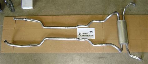 Made In Usa Camaro Dual Exhaust System 67 68 Transverse Muffler Big