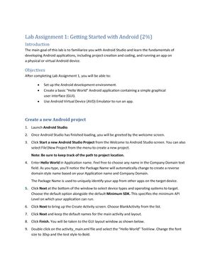 Lab1 Lab Assignment 1 COMP 2230 Data Structure Algorithm Analysis
