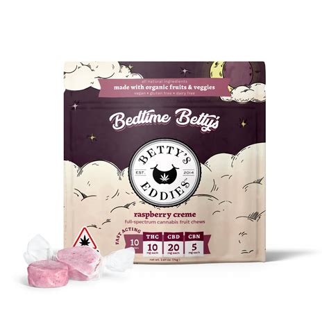 Slater Bettys Eddies 100mg 10 Pack Bedtime Raspberry Cream R Thomas