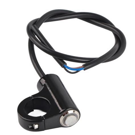 JIE Interrupteur 22Mm Pour Guidon De Moto Bouton Poussoir Phare Frein Feux De Brouillard On Off