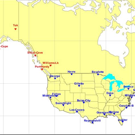 North American Loran C System Download High Resolution Scientific Diagram