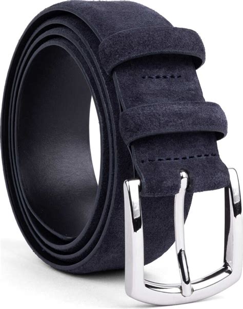Dalgado Mens Handmade Leather Belt Blue Alfredo Shopstyle