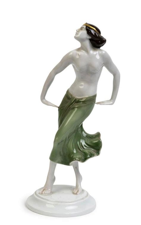 Rosenthal German Porcelain Dancing Lady Statue 20th Century