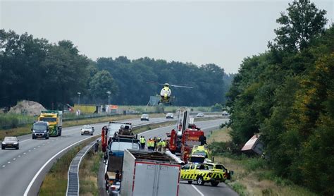 A73 Weer Open Na Ongeval Met Vrachtwagen Peel En Maas Al Het Nieuws