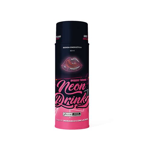 Neon Drink Morango Lichia Neondrink Br