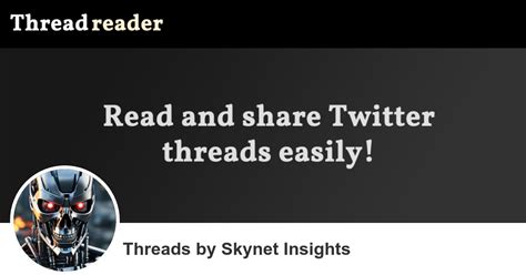 Skynet Insightss Threads Thread Reader App